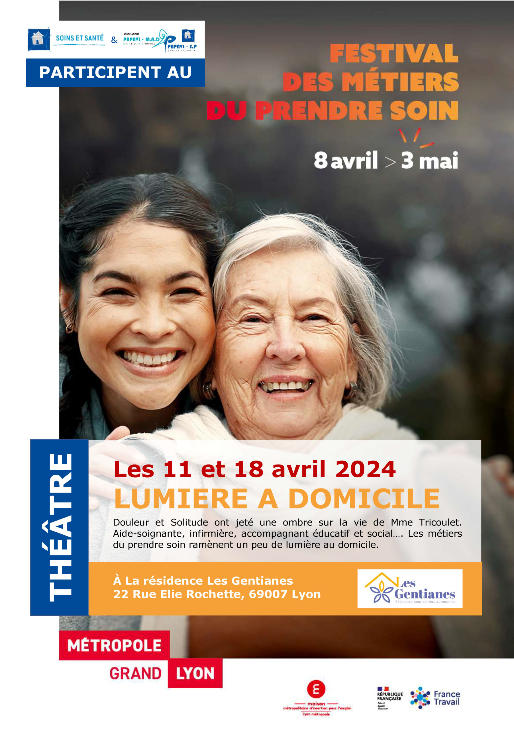 Bout de théâtre au Festival des Métiers du Prendre Soin : Soins et ...